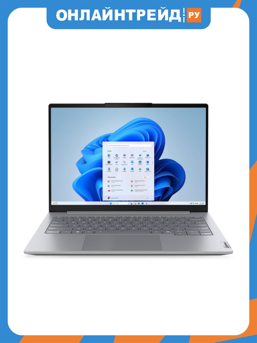 Ноутбук Lenovo Thinkbook 14 G8 IAL 14" WUXGA IPS 60Hz 300nits Ultra 5 225U(1.5ГГц), 16Гб DDR5, SSD 512Гб, Intel Graphics, CR(SD), без ОС, Grey (21SJ002Q