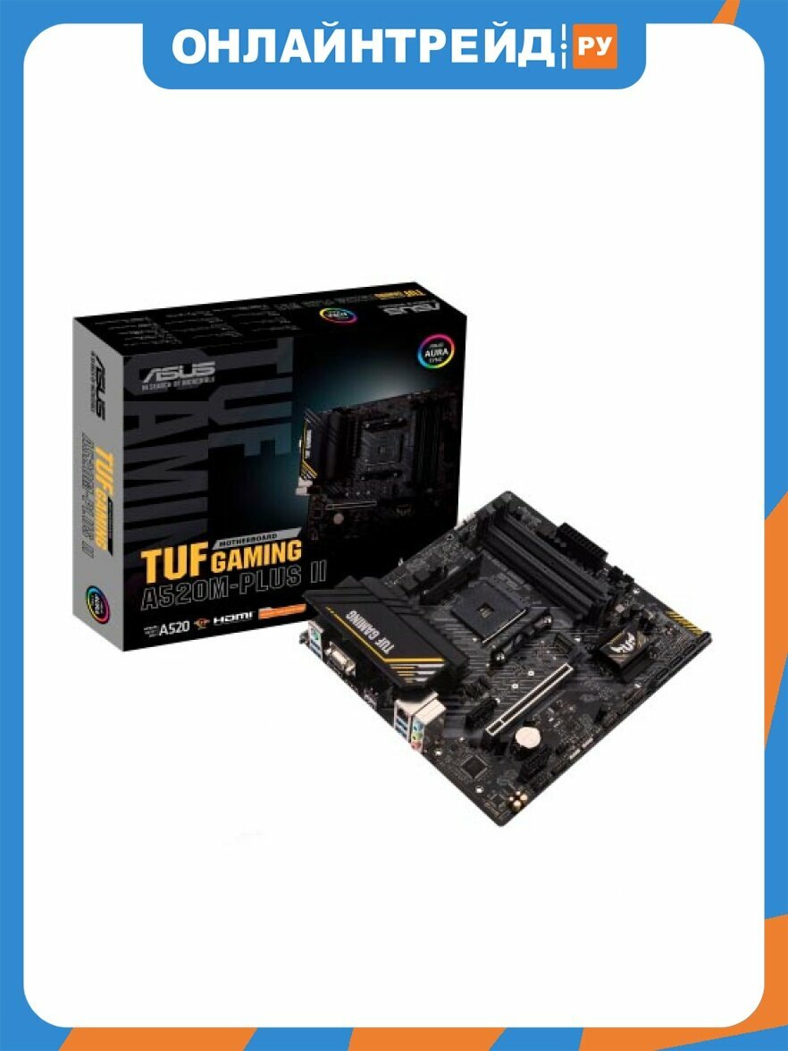 Материнская плата Asus TUF GAMING A520M-PLUS II (AM4, mATX)