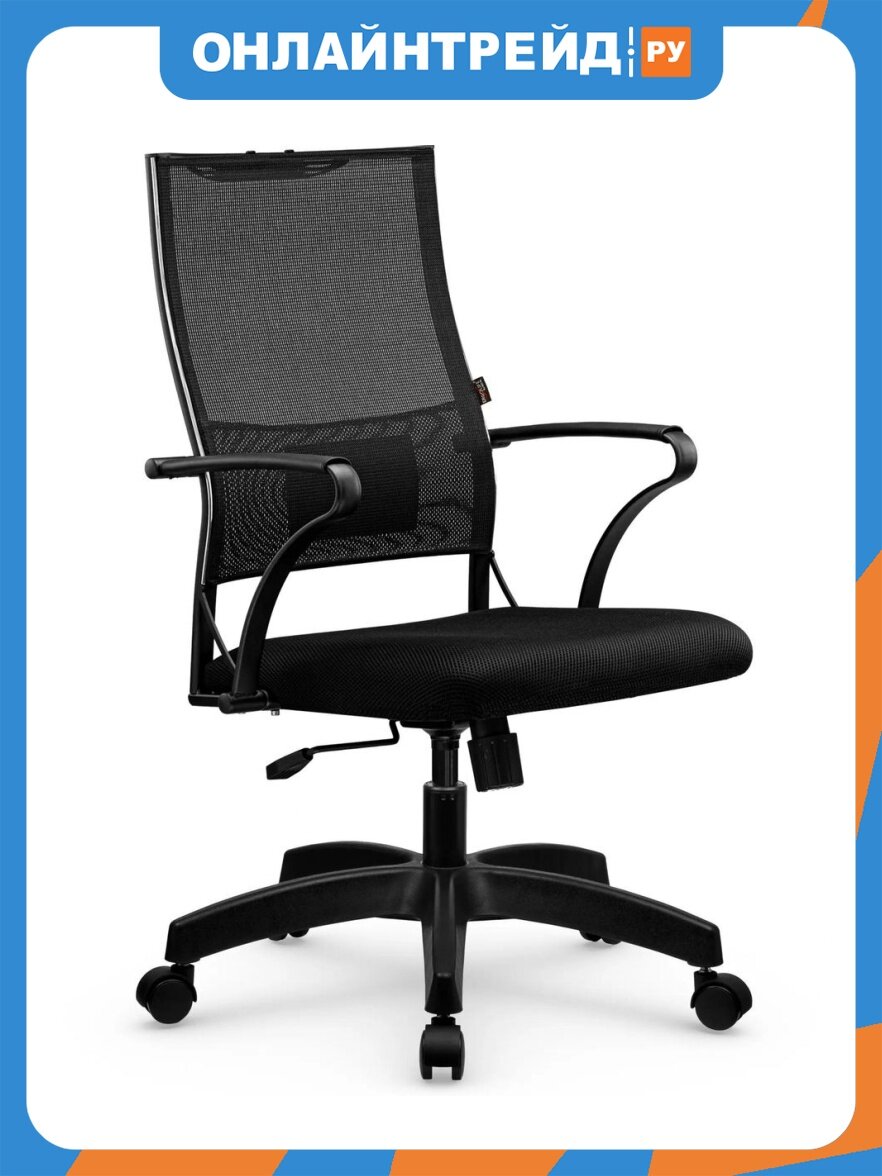 Кресло офисное Ergolife Sit Air-180 B2-290K - Mesh(YP99)+UMF(X1)(TG1.0Pl/M09. B02. G15. W01) (Черный)