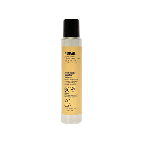 AG HAIR COSMETICS Лак для волос с эффектом сияния Firewall Argan Shine & Flat Iron Spray, 148 мл