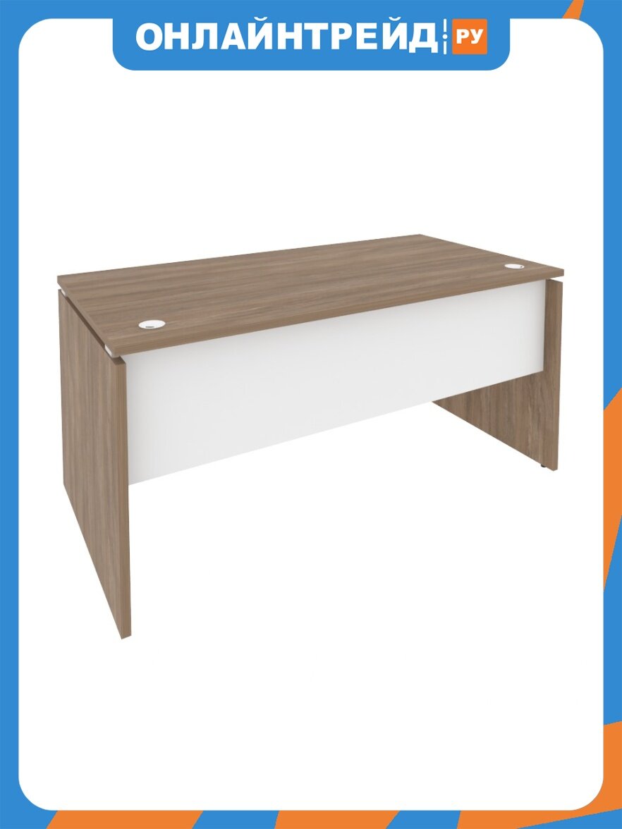 Стол письменный Riva CHAIR O. SP-4.8 Дуб аризона/Белый бриллиант 1580*800*750 Onix
