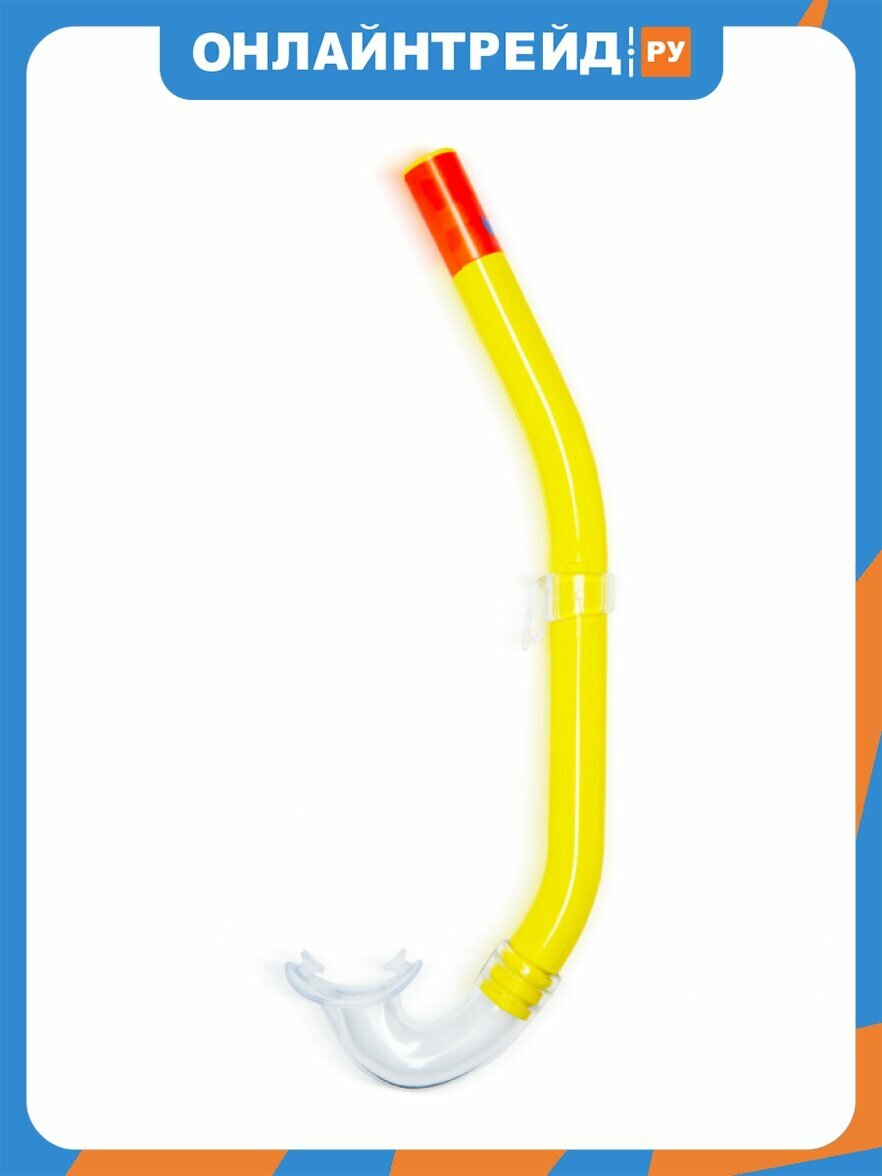 Трубка плавательная Salvas Fizzy Snorkel, DA137T0GTSTS, р. L, желтый