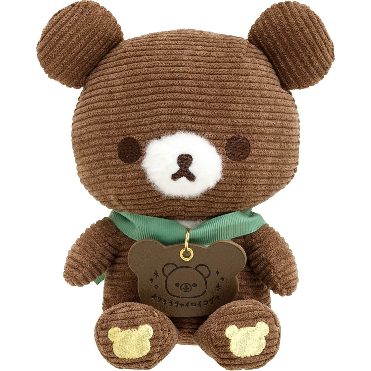 Плюшевая кукла SAN-X Rilakkuma, коричневый медведь, рост 19,5 см, Giant Bell Bear