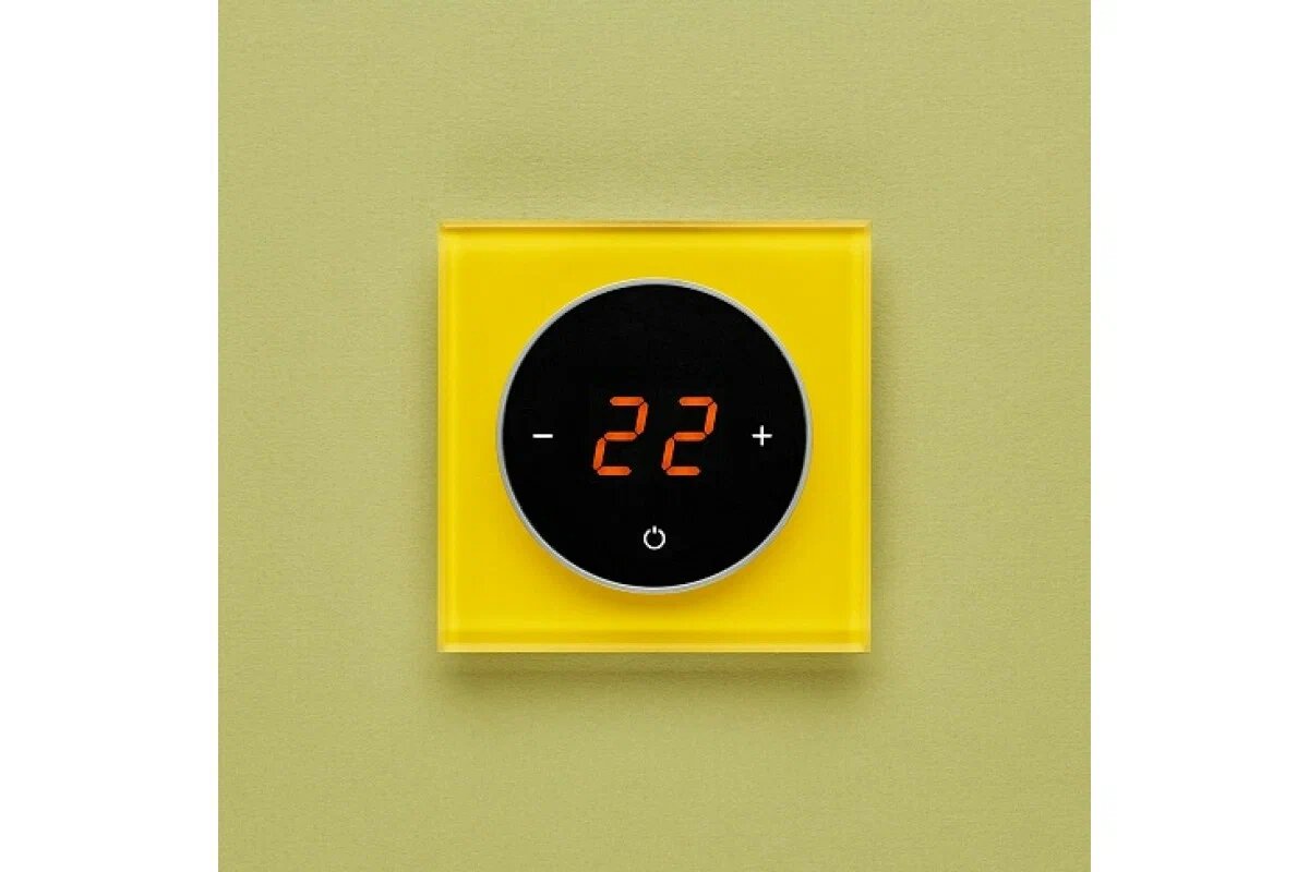 Терморегулятор Aura TAKTO 1023 Yellow Rich (яркий желтый) сенсорное управление