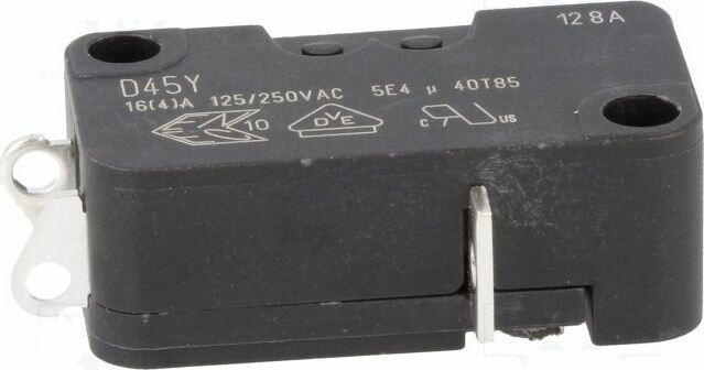 Микропереключатель CHERRY D453-B8AA SNAP ACTION, SPDT, 16A/250ВAC, 4A/250ВDC, 1 шт