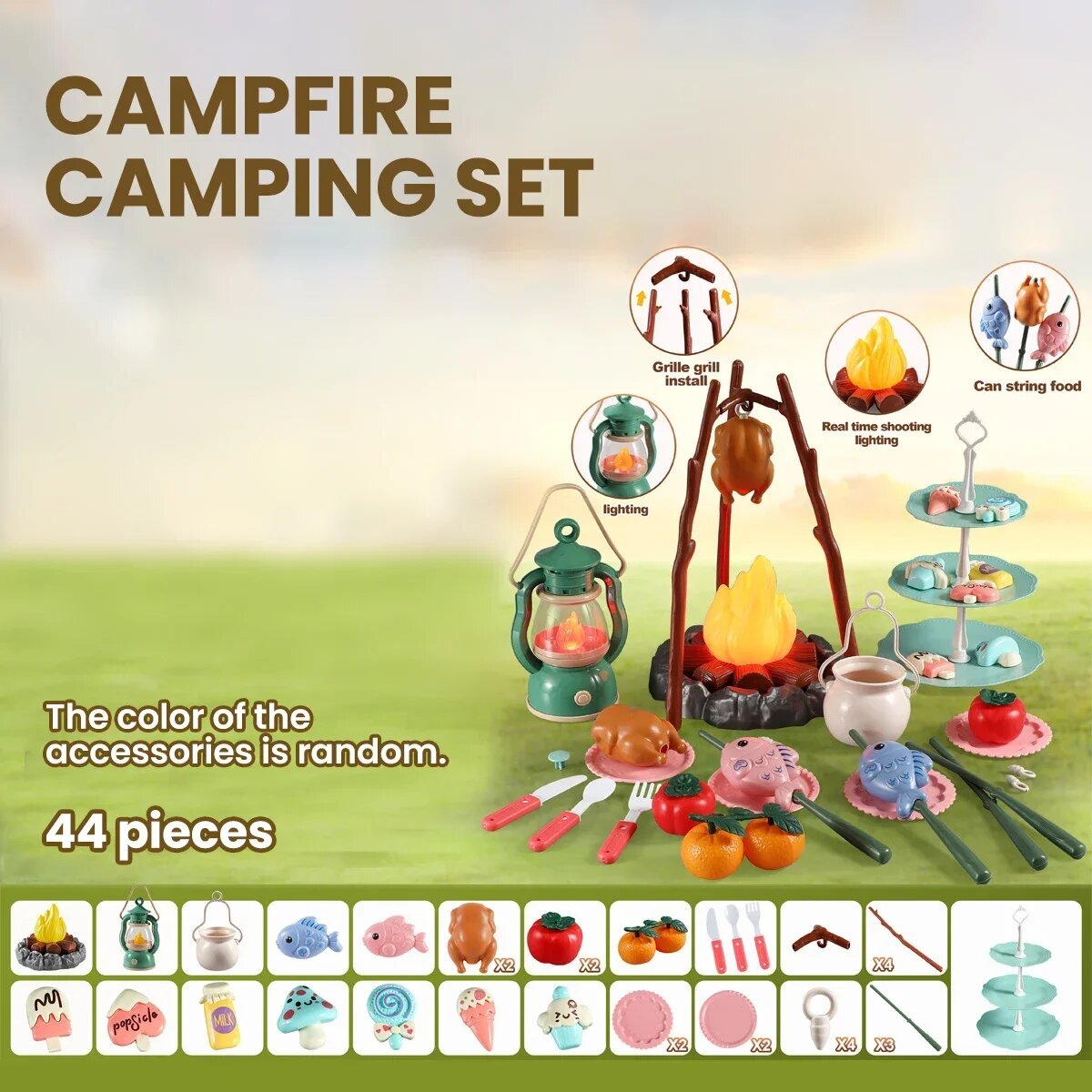 CONUSEA детский игровой набор для кемпинга 44pieces