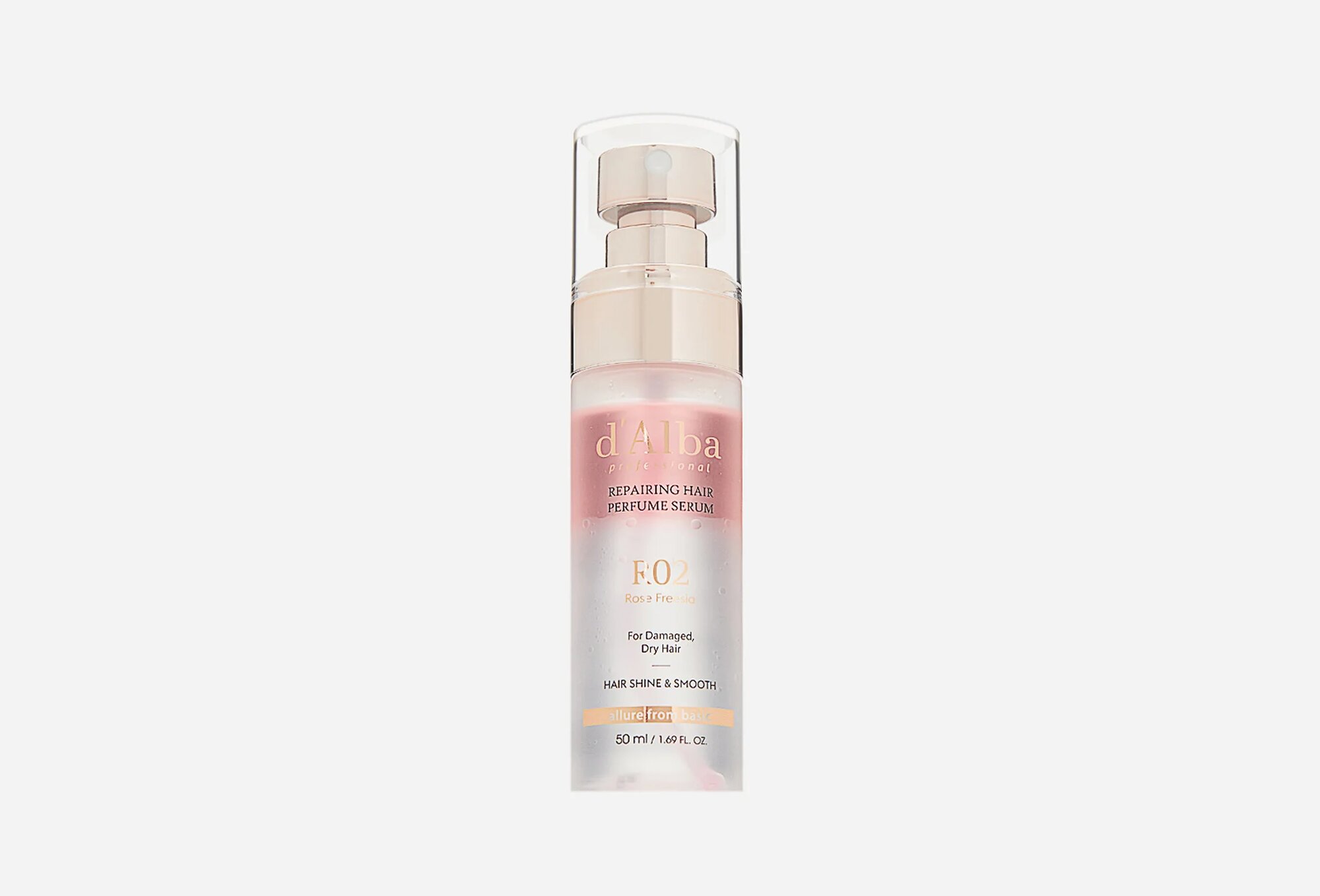 D'Alba Professional Repairing Hair Perfume Serum Восстанавливающая, ухаживающая спрей сыворотка для волос 50мл