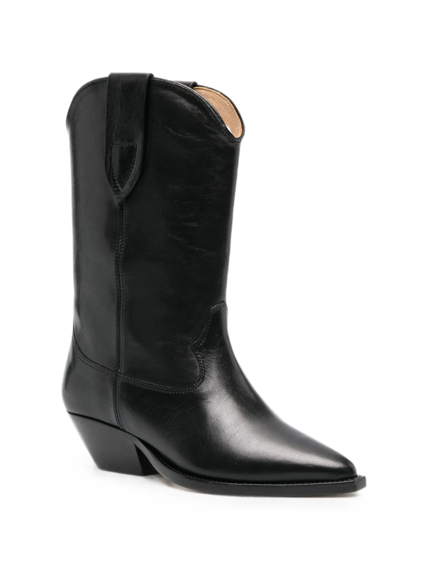 Ботинки Isabel Marant Pointed-toe leather ankle boots, размер 36 — фото 1