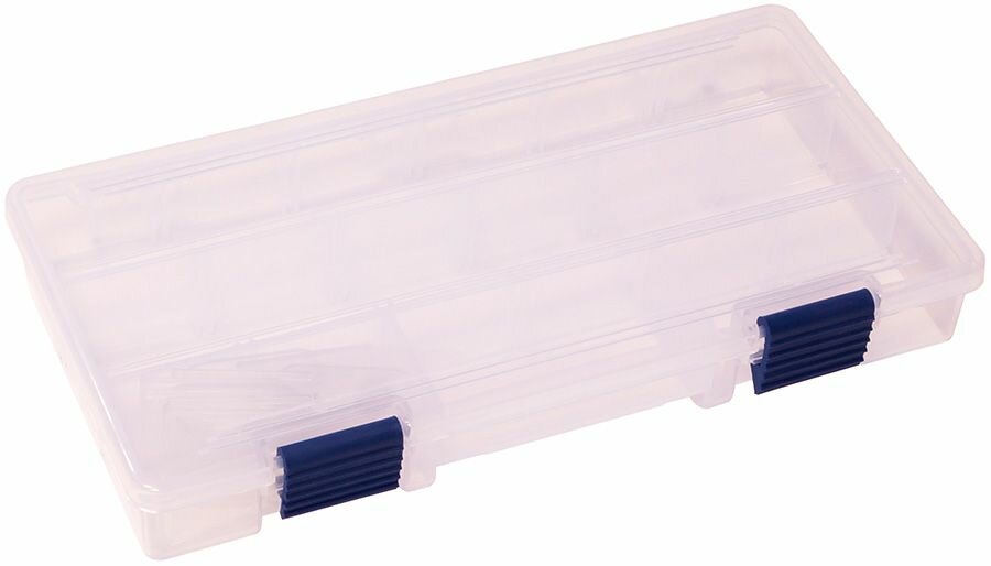 Коробка Kosadaka TB-S08-CL, 22x11x2.5см для приманок, регулируемая, прозрачная