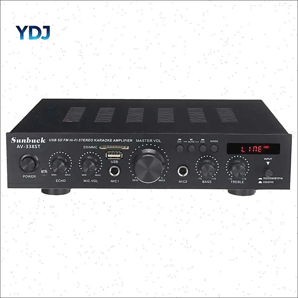 Аудио усилитель Sunbuck AV-338ST Bluetooth пятиканальный 5.0