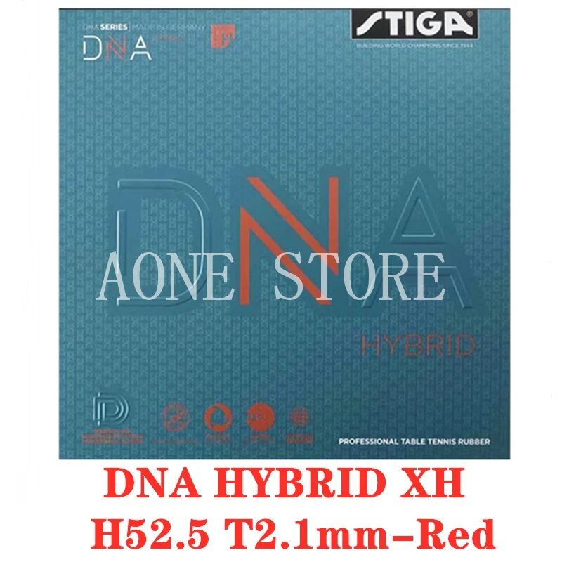 STIGA DNA HYBRID Накладка для настольного тенниса Профессиональная полулипкая вращение Pips-in Оригинальная губка для пинг-понга STIGA DNA
