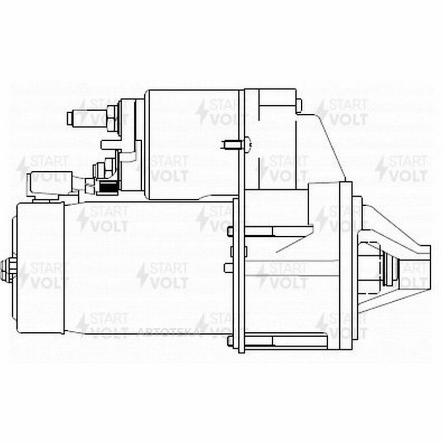 Стартер MITSUBISHI CARISMA (00-)/SPACE STAR (00-) 1.6I/1.8I MT 1.3кВт STARTVOLT LST1113