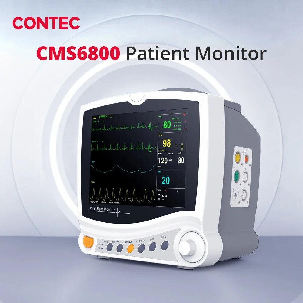 CONTEC CMS6800 Монитор Пациента 6 Параметров