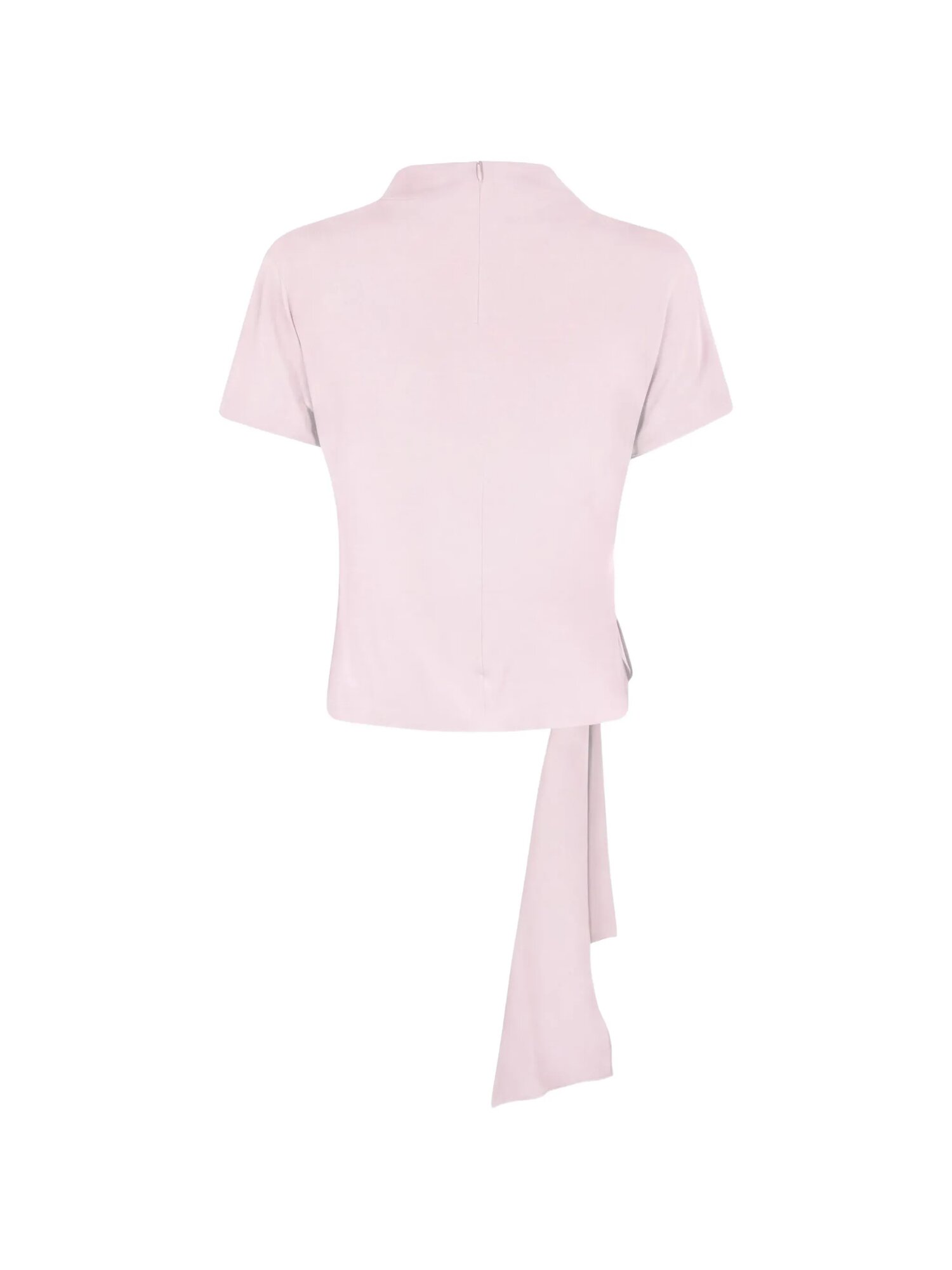 Топ FEDERICA BASSI Side-tie short-sleeve top, размер 40 — фото 1