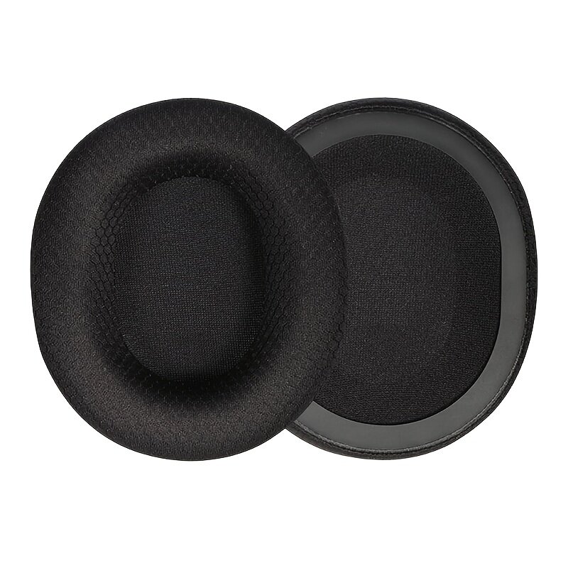 Заменяемые амбушюры для SteelSeries Arctis 1/Arctis 3/Arctis 5/Arctis 7/Arctis 9X/Arctis Pro/Arctis Prime, черные, с мягкой сетчатой тканью