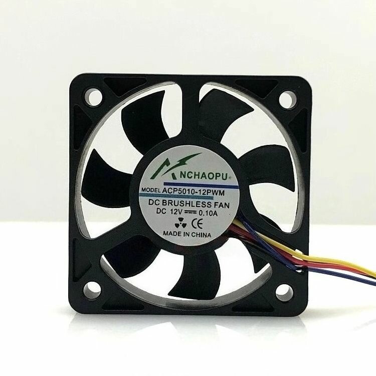 ACP5010-12PWM 50мм DC12V 0.10A 4pin CPU шасси вентиляторы -