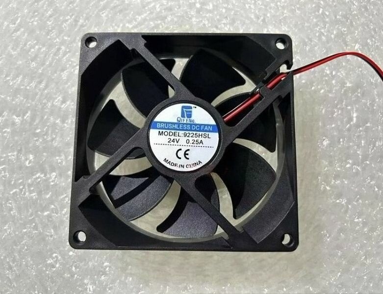 QiFENG 9225HSL 24V 0.25A 2-проводной вентилятор охлаждения -