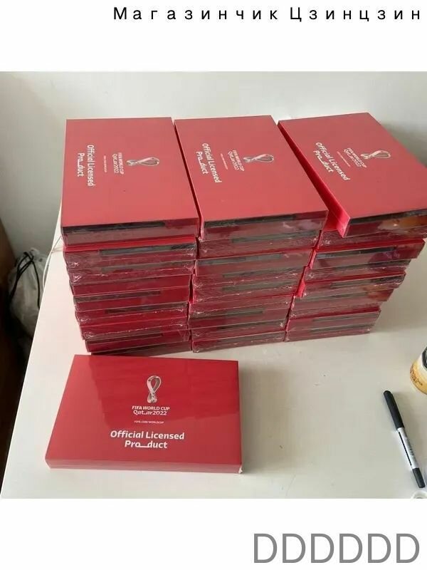 Футбольные памятные монеты ЧМ 2022 в подарочной упаковке с сертификатом подлинности и автографом коллекционное издание, набор из 8 монет подарочный набор коллекционные монеты