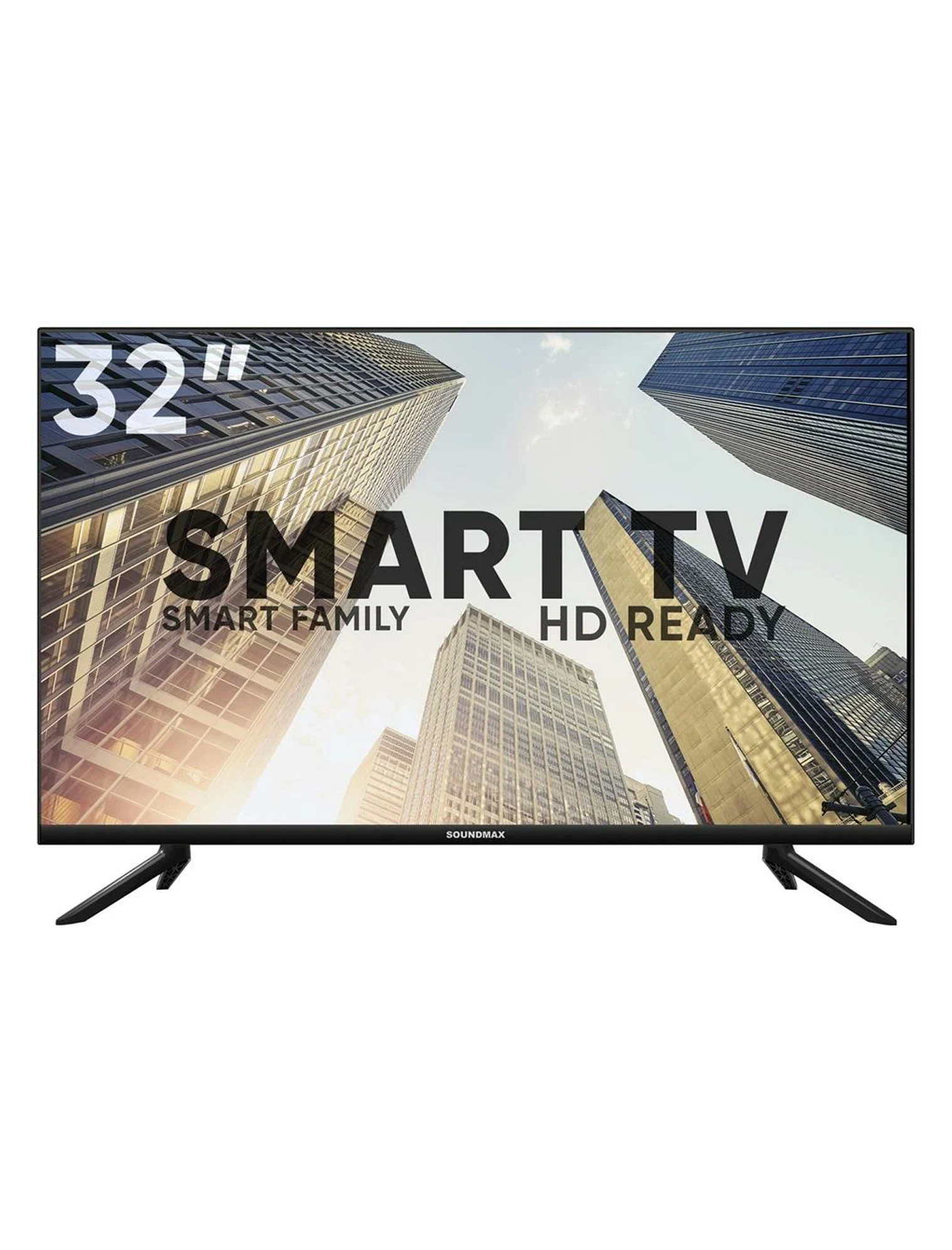Телевизор SOUNDMAX SM-LED32M13S SMART, диагональ 31,5", Android, Wi-Fi, черный