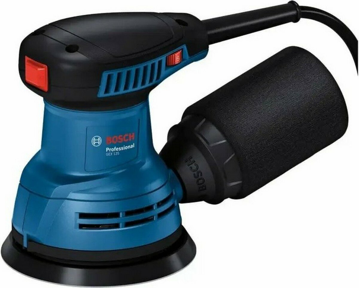 Эксцентриковая шлифмашинка Bosch GEX 125, 06013A8020, 290 Вт