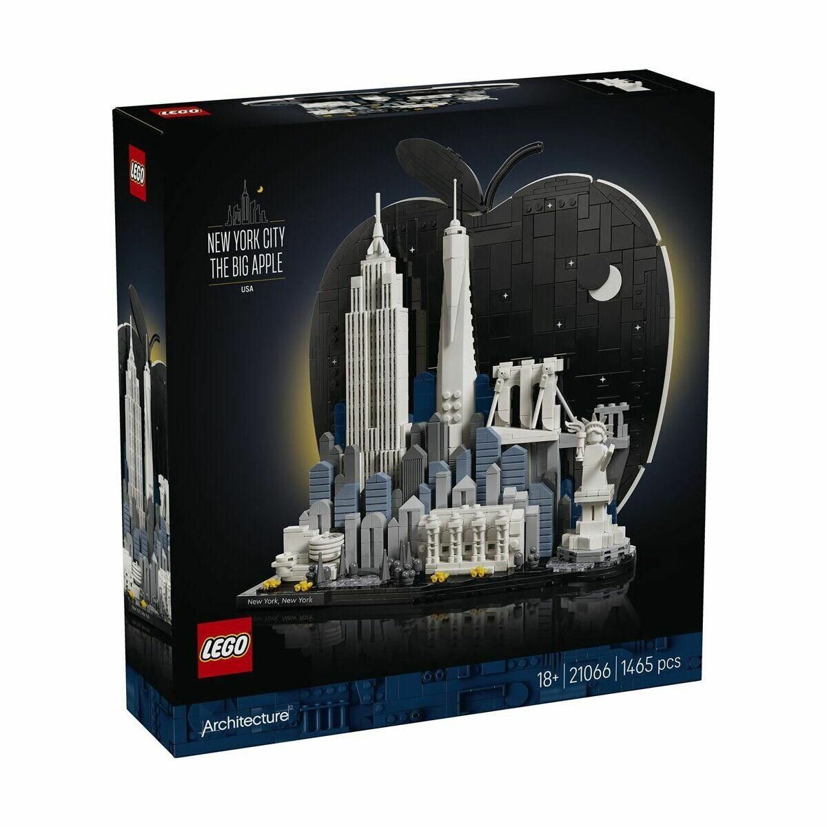 Конструктор LEGO Architecture 21066(i)," Нью-Йорк - Большое Яблоко"
