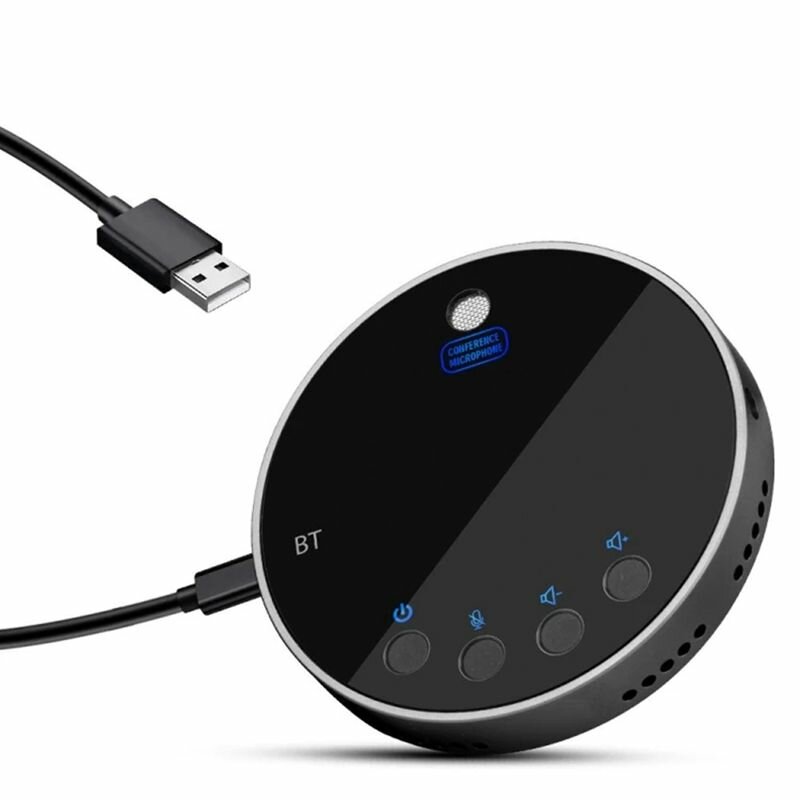 Bluetooth-Колонка С Интегрированным Микрофоном, 360 Охват Голоса Для Конференц-Связи В Домашнем Офисе, Умное Улучшение для конференций спикерфон громкая связь