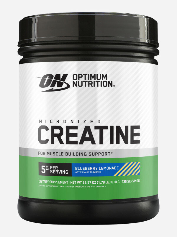 Микронизированный креатин Optimum Nutrition Creatine Micronized Powder 810 г, Черничный лимонад