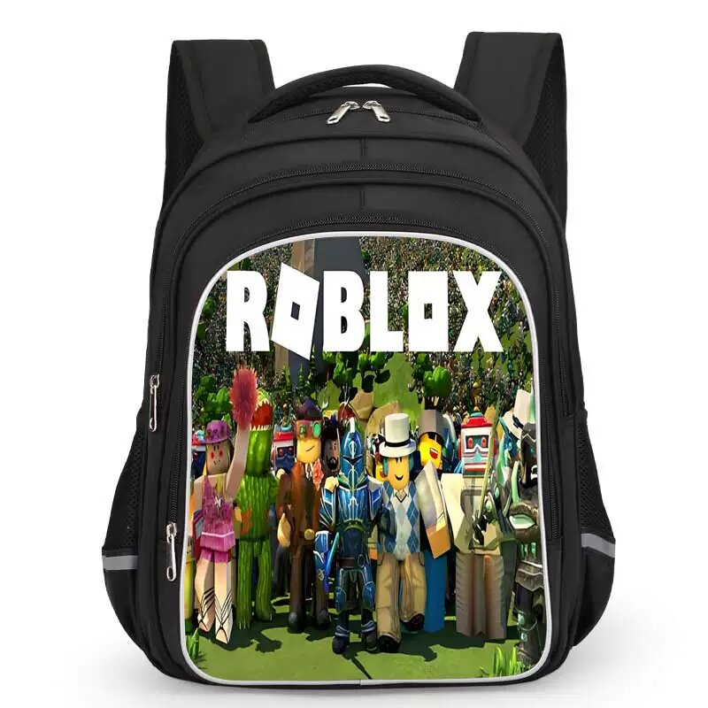 Рюкзак ROBLOX с поддержкой спины для школьников 3-6 классов, легкий, эргономичная поддержка, удобно