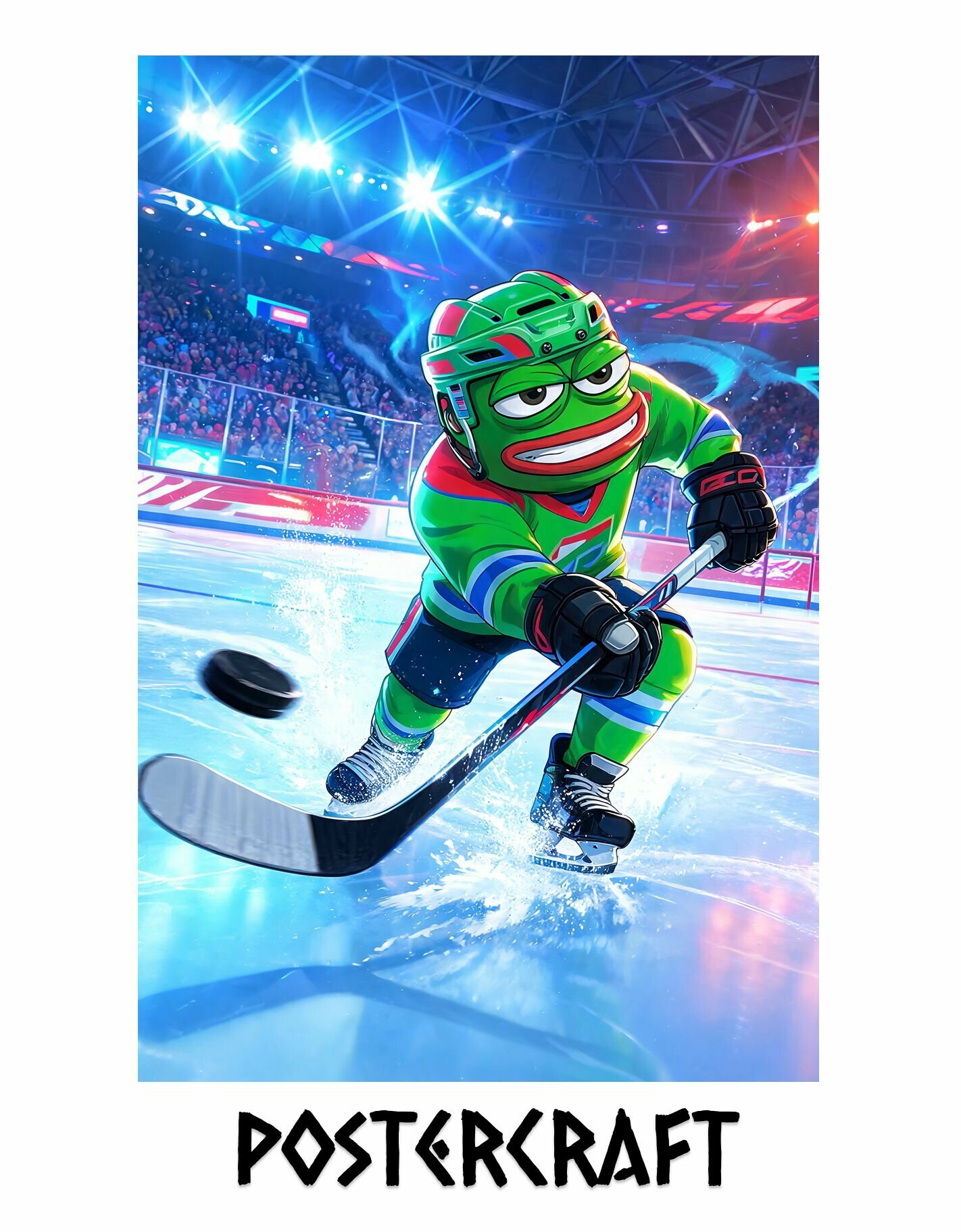 Постер "Лягушонок Пепе, Pepe", 29.7х42см, А3, глянцевый
