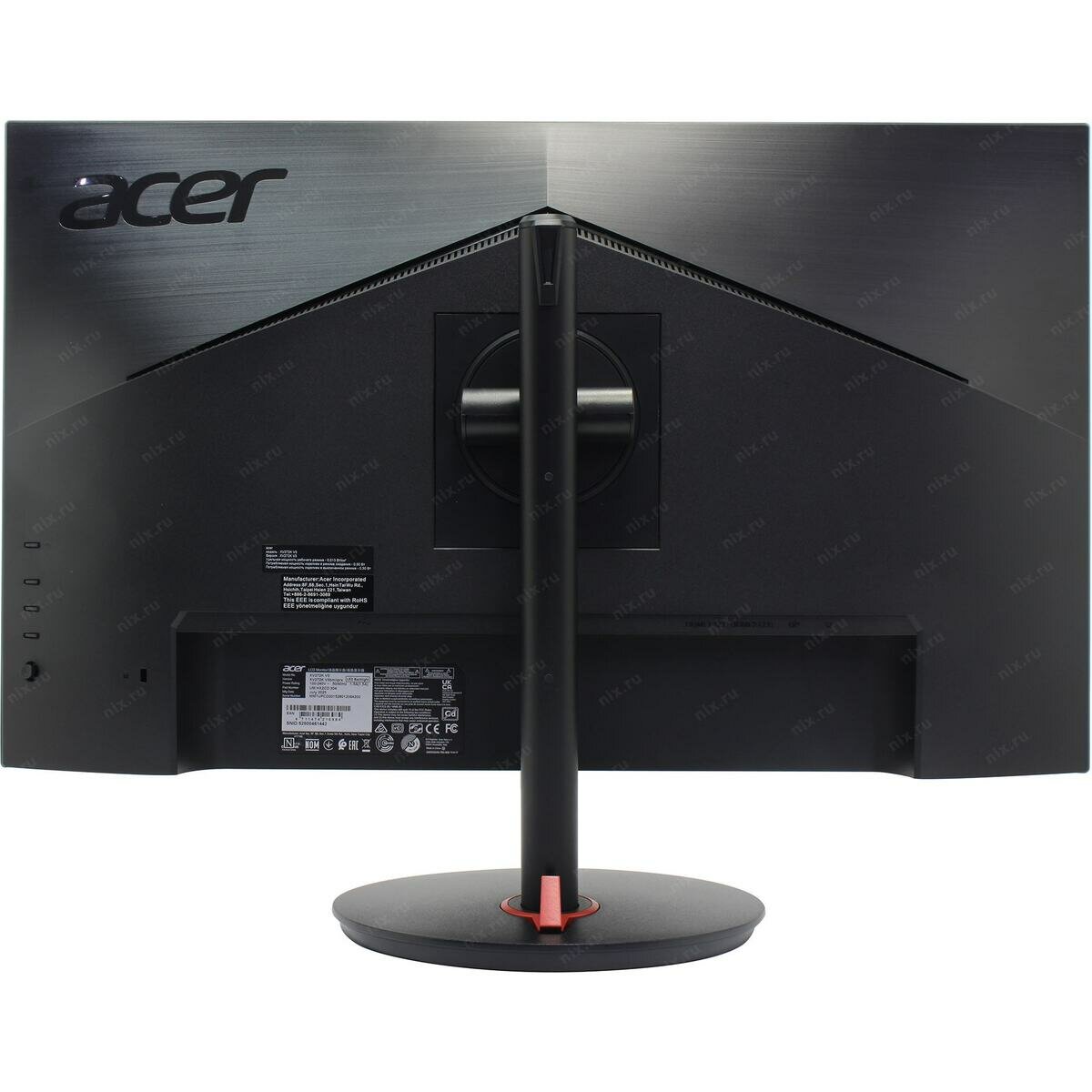 27" ЖК монитор Acer UM. HX2CD.304 XV272KV3bmiiprx Black с поворотом экрана (LCD, 3840x2160, HDMI, DP) — фото 1