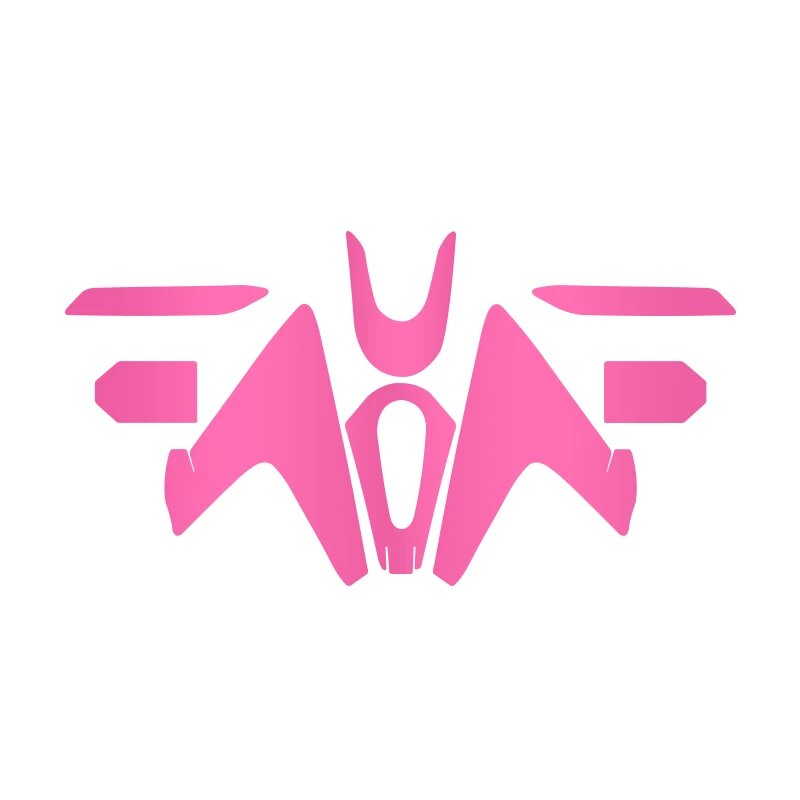 Наклейка на мото VOGE RR500S 2025, розовый, цвет 2. Pink