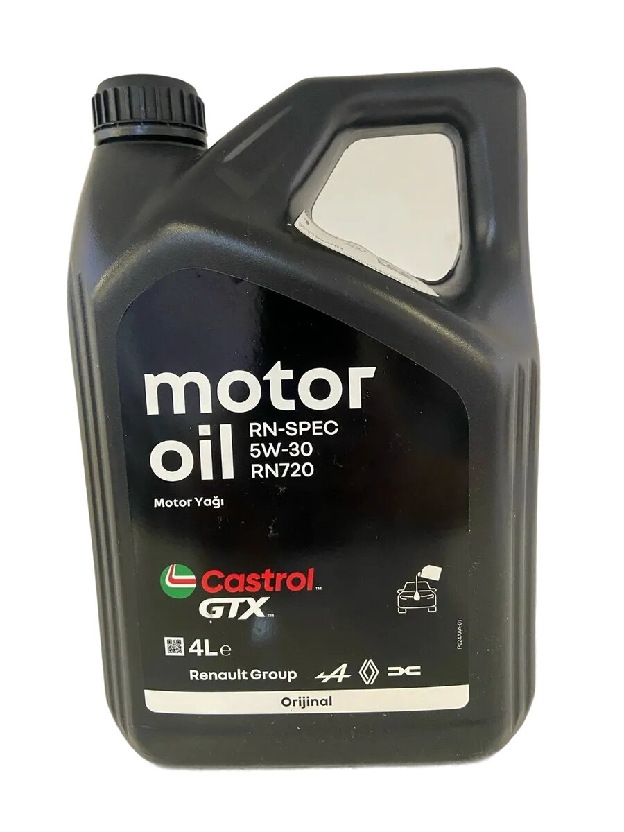 Renault Castrol Gtx 5W30 4л Rn-Spec масло синтетика моторное