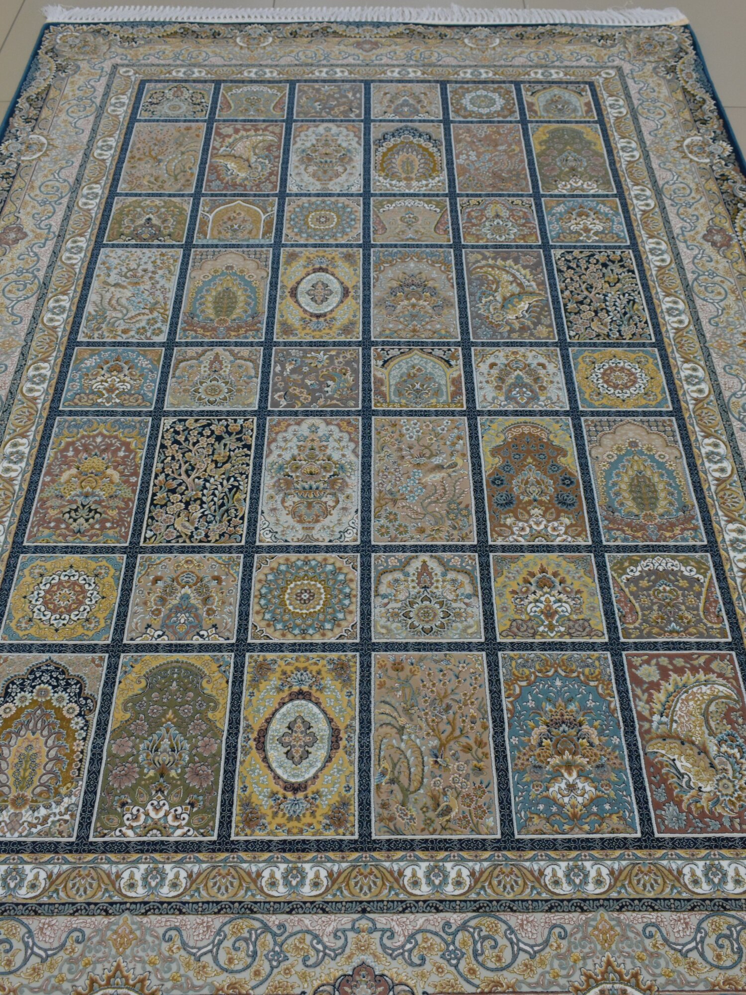 Иранский ковер 150*225 см прямоугольный на пол, в комнату, гостиную, зал, конференц-зал, Мешад 139
