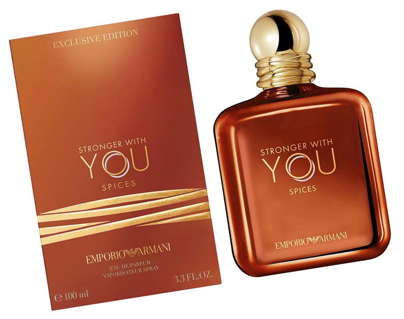 Giorgio Armani Stronger With You Spices парфюм мужской 100 мл - Джорджио Армани Стронгер Виз Ю Спайсес