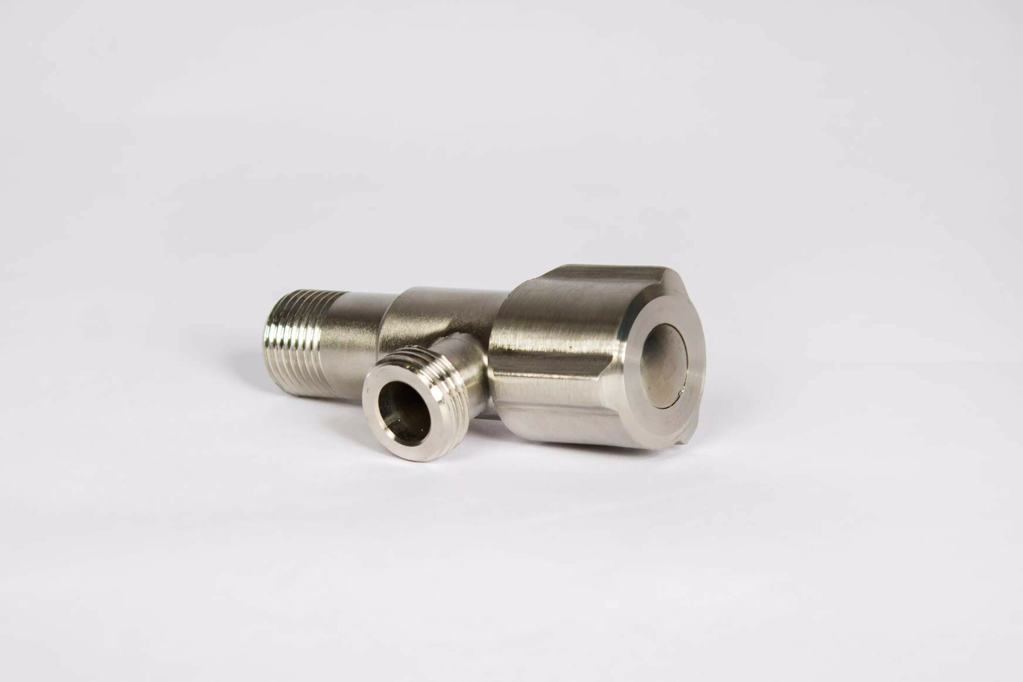 Вентиль угловой для бытовой техники 1/2"х1/2" НР/НР Monoflex Н02354 нержавеющая сталь