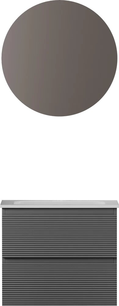 Мебель для ванной комнаты Sancos Folk 60 grey soft