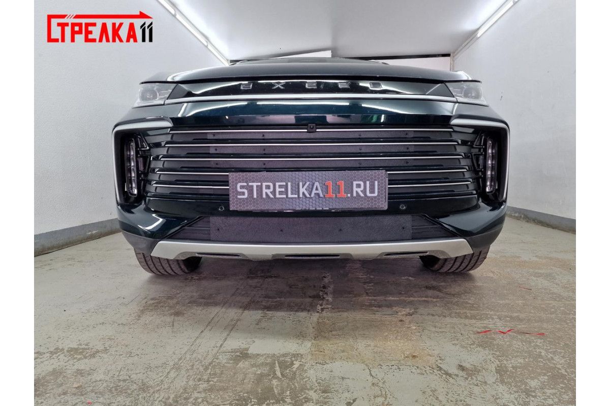 Зимняя защита на стяжке для EXEED TXL 2023- (I рестайлинг-2), 4шт
