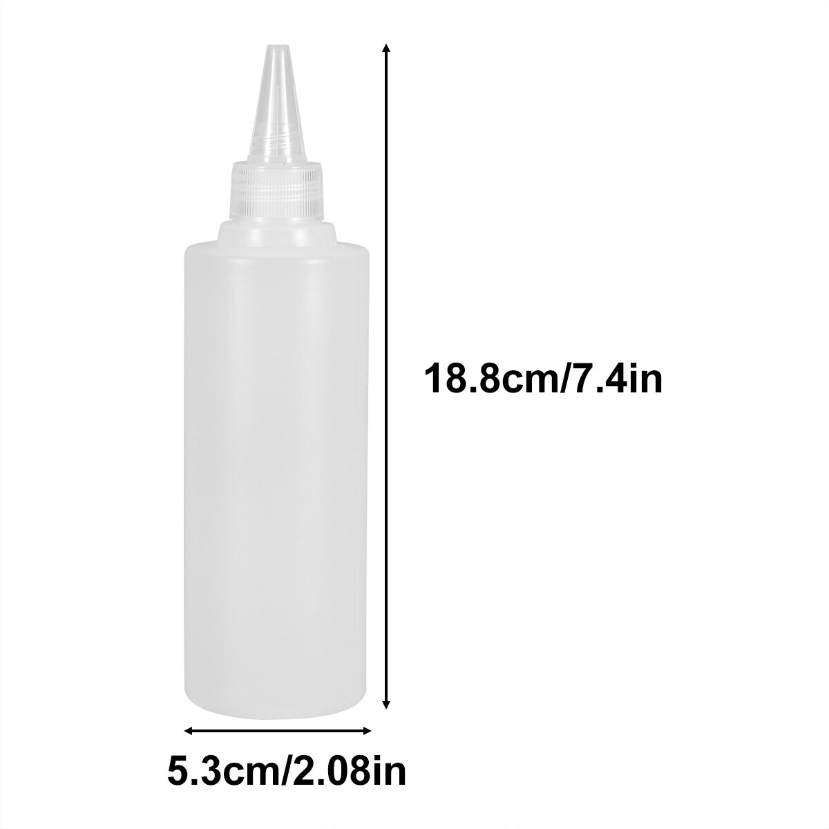 6 Шт 250ML Бутылки С Тонким Носиком Для Жидкостей Размер 18 8X5 3Cm