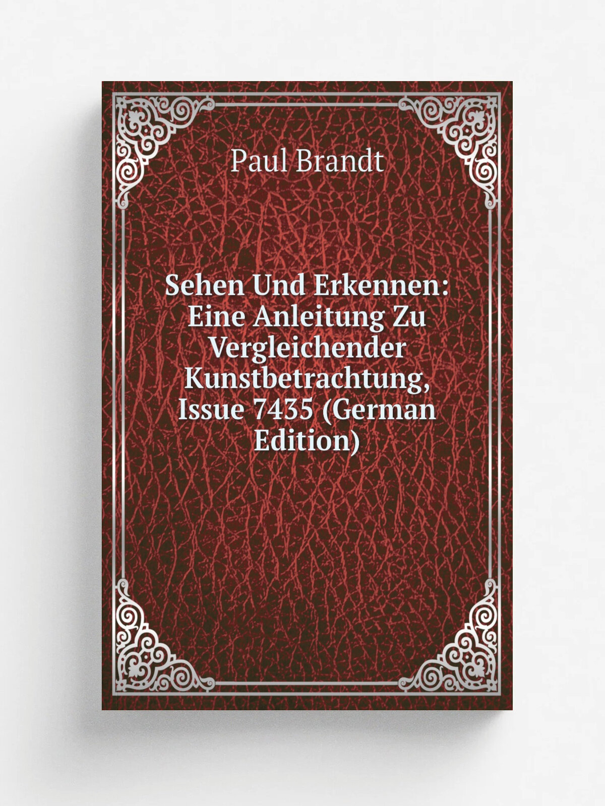 Sehen Und Erkennen: Eine Anleitung Zu Vergleichender Kunstbetrachtung, Issue 7435 (German Edition) | Paul Brandt | Репринт