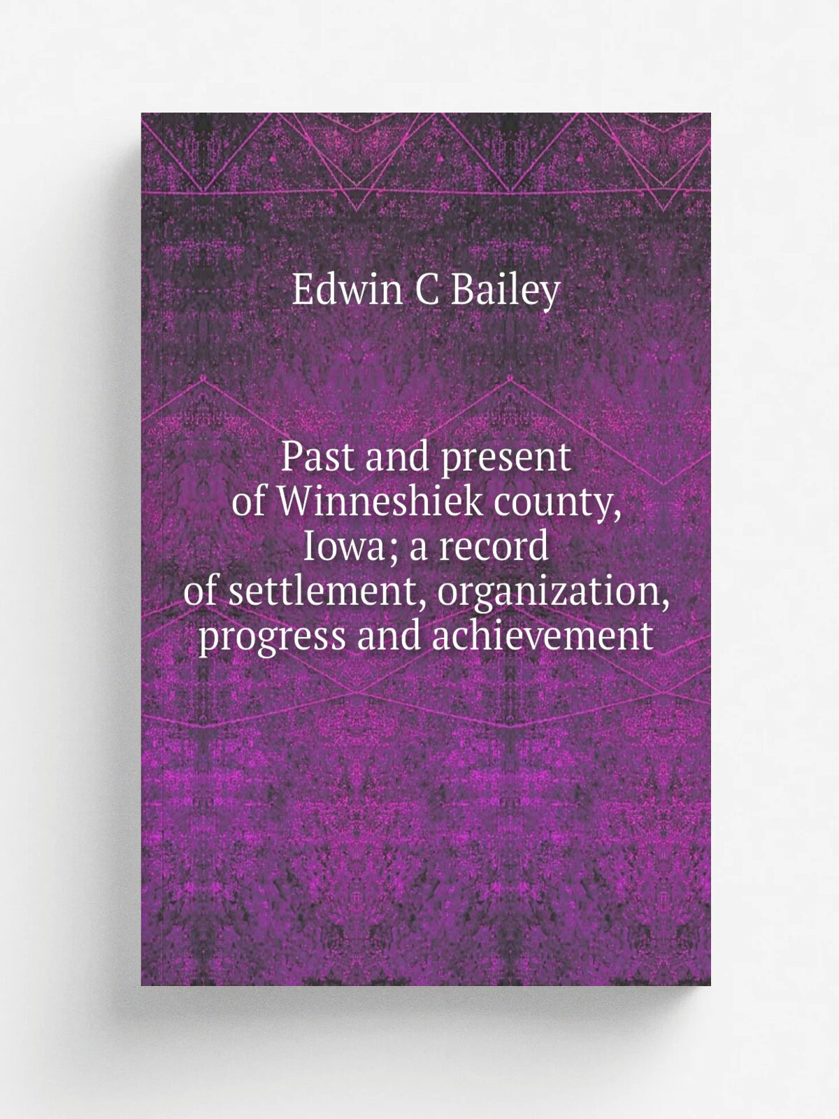 Past and present of Winneshiek county, Iowa; a record of settlement, organization, progress and achievement | Edwin C Bailey | Репринт