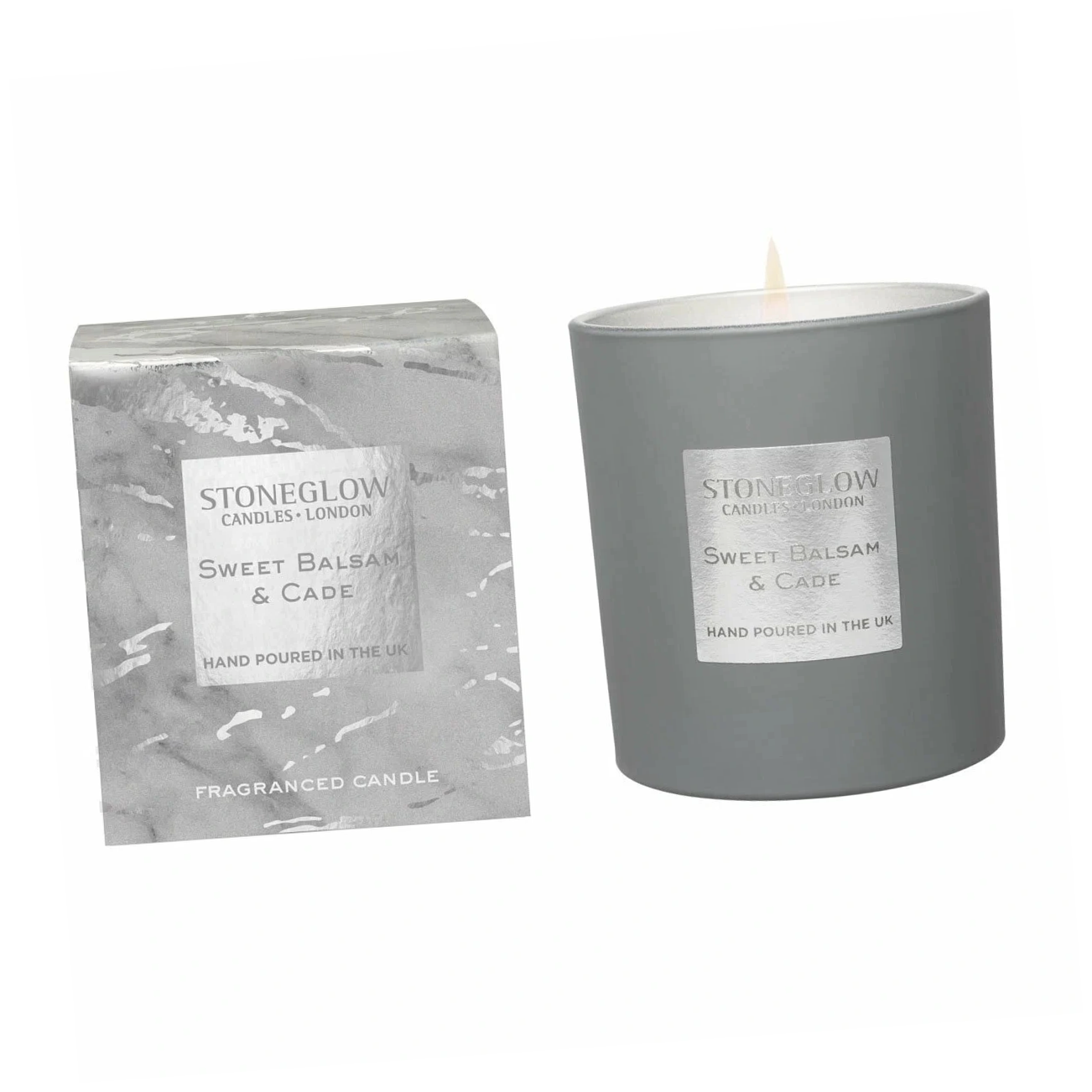 Свеча Stoneglow Sweet Balsam and Cade 220 гр для дома / Сладкий Бальзам и Каде Стоунглоу