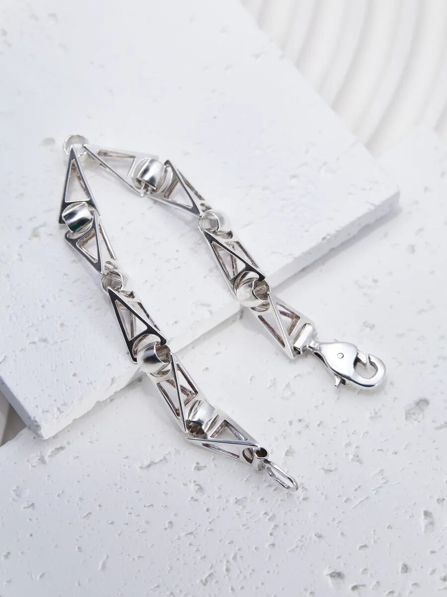 Браслет БРЮС, серебро, 925 проба