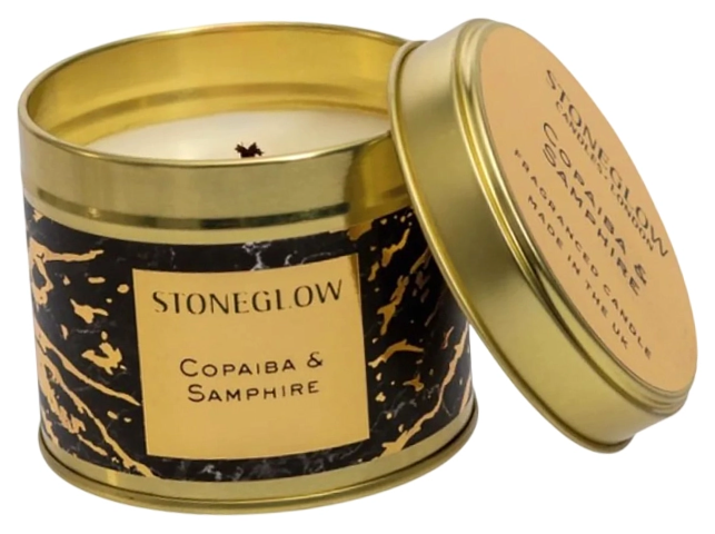 Ароматическая свеча Stoneglow Copaiba and Samphire для дома 180 гр - Стоунглоу Копайба и Самфире парфюм