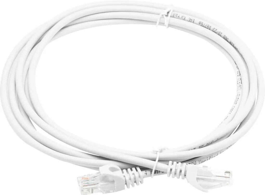 Патч-корд ITK вилка RJ-45, вилка RJ-45, кат.5E, ПВХ, 3м, серый
