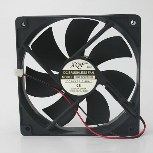 Вентилятор XQF XQF12025HBL DC 24V 0.40A 12025 12CM 2 штыря -