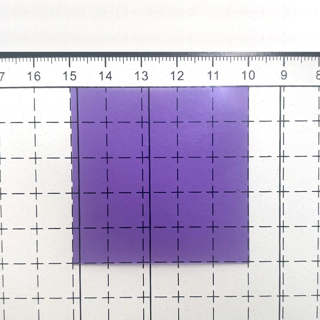 Цветные поляризационные фильтры 5x5 см Purple