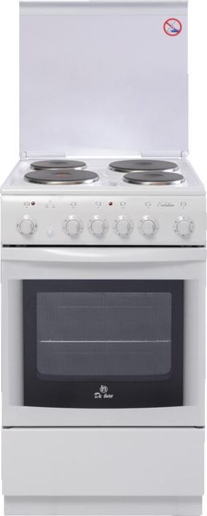 Плита электрическая DE LUXE 5004.10Э конфорки, белая