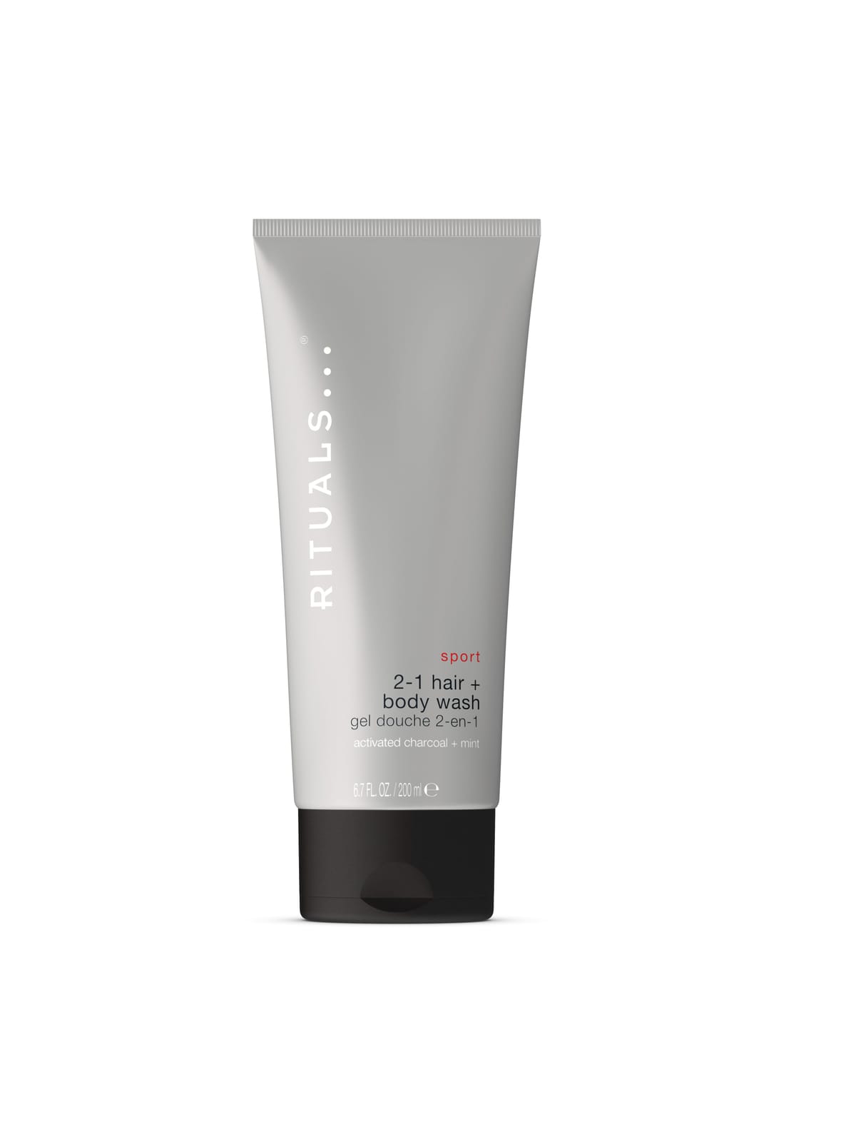Средство для душа Rituals Sport 2-in-1 Shower Gel 1123072, активированный уголь и мята, 200 мл