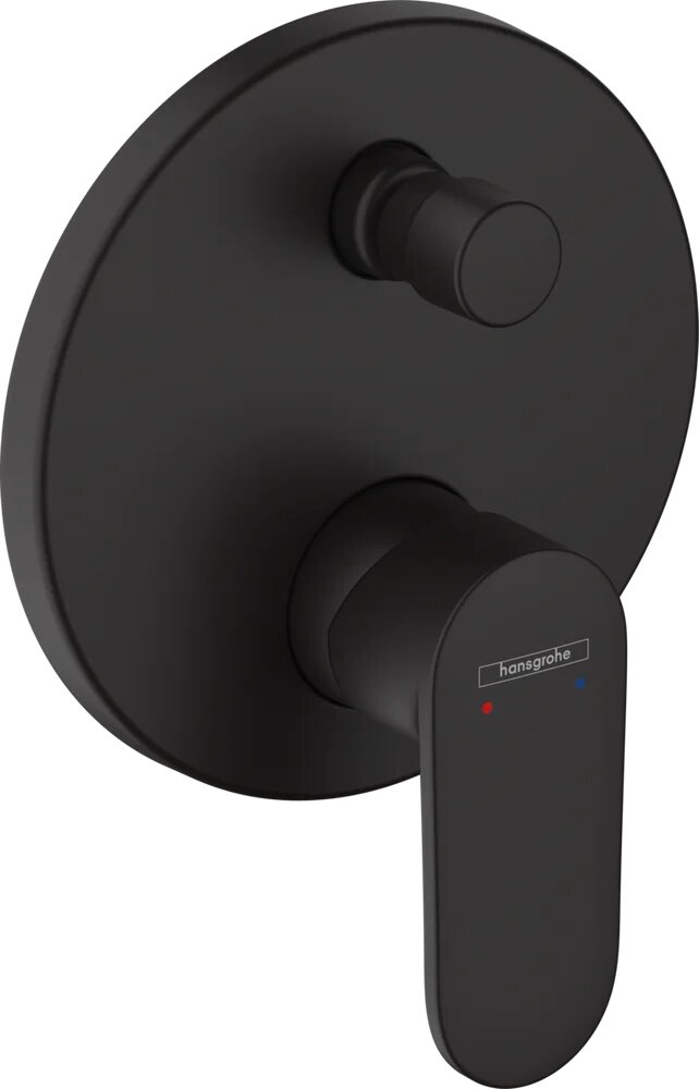 Встраиваемый смеситель для душа и ванны Hansgrohe Vernis Blend 71466670 матовый черный