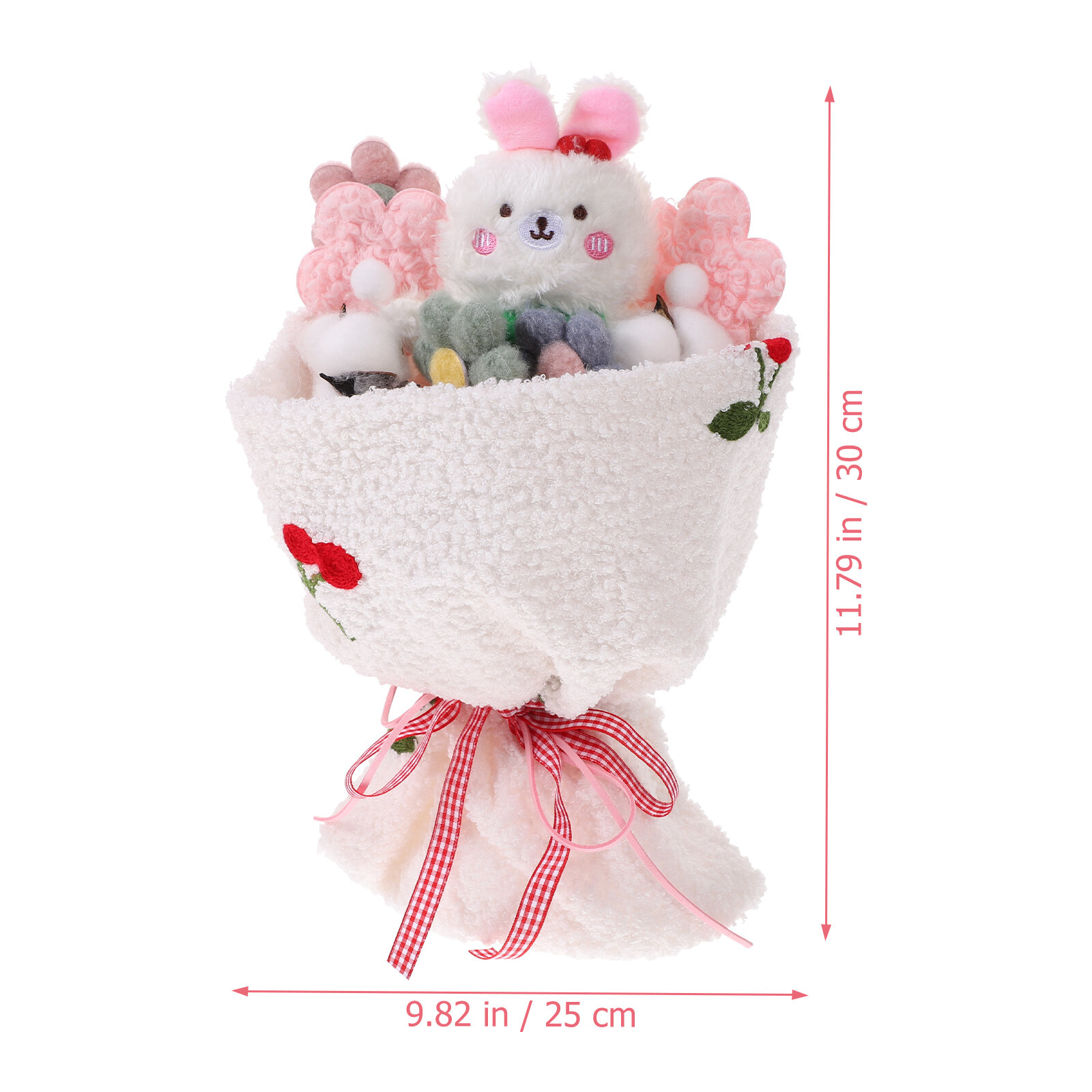 Букет Игрушечных Медведей В Дизайне Цветов Для Девочек 30X25X20Cm